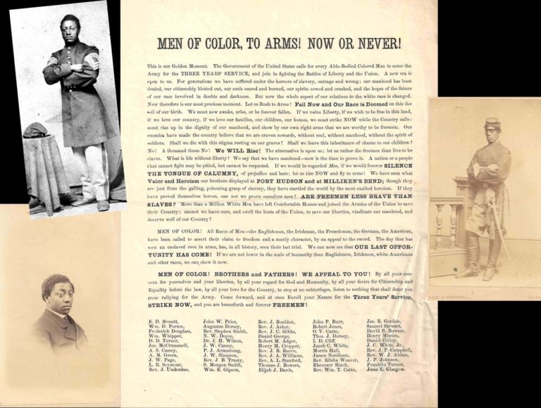 “MEN OF COLOR, TO ARMS!” - The Mitchell Collection of African American ...