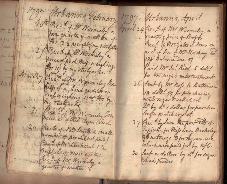 Urbanna-Plantation-Diary-1795-97-312kb - The Mitchell Collection of ...